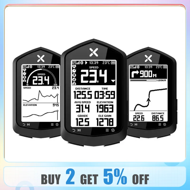 XOSS-NAV-Bike-Computer-Map-Navigation-Wireless-Cycling-Speedometer-GPS ...