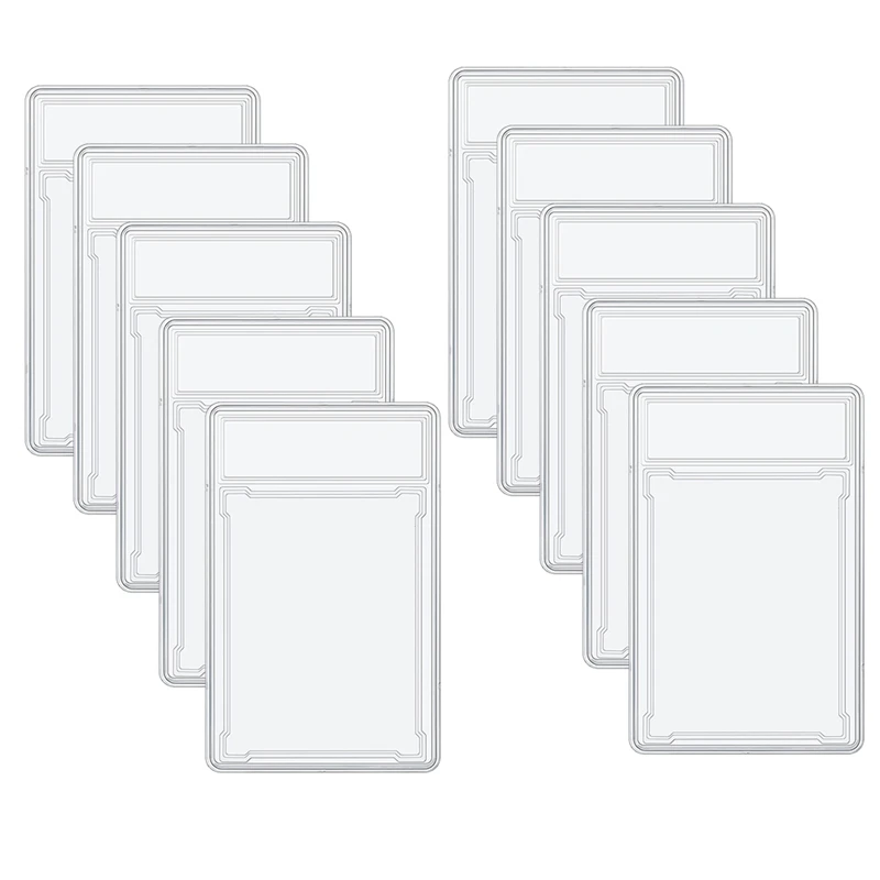 10-Pcs-Trading-Cards-Protector-Case-Acrylic-Clear-Graded-Card-Holders ...