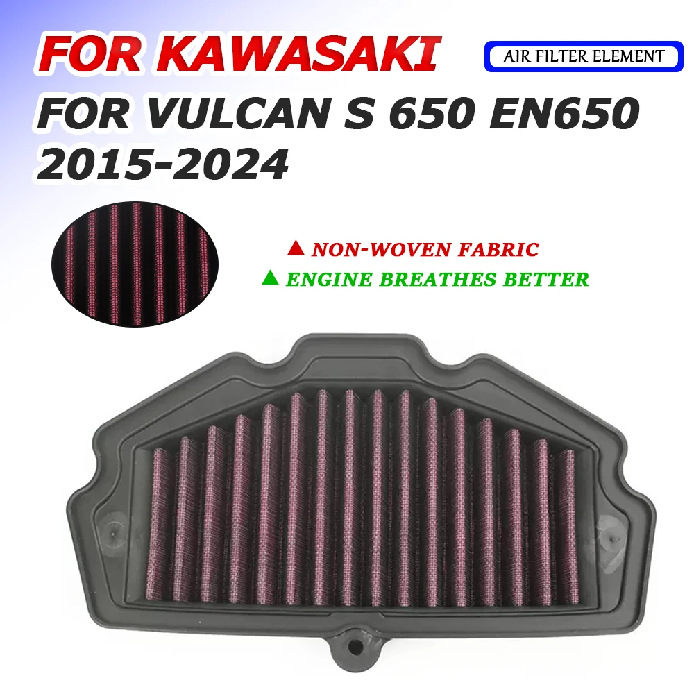 Motorcycle-Accessories-Air-Filter-Intake-For-Kawasaki-Vulcan-S-650-S650 ...