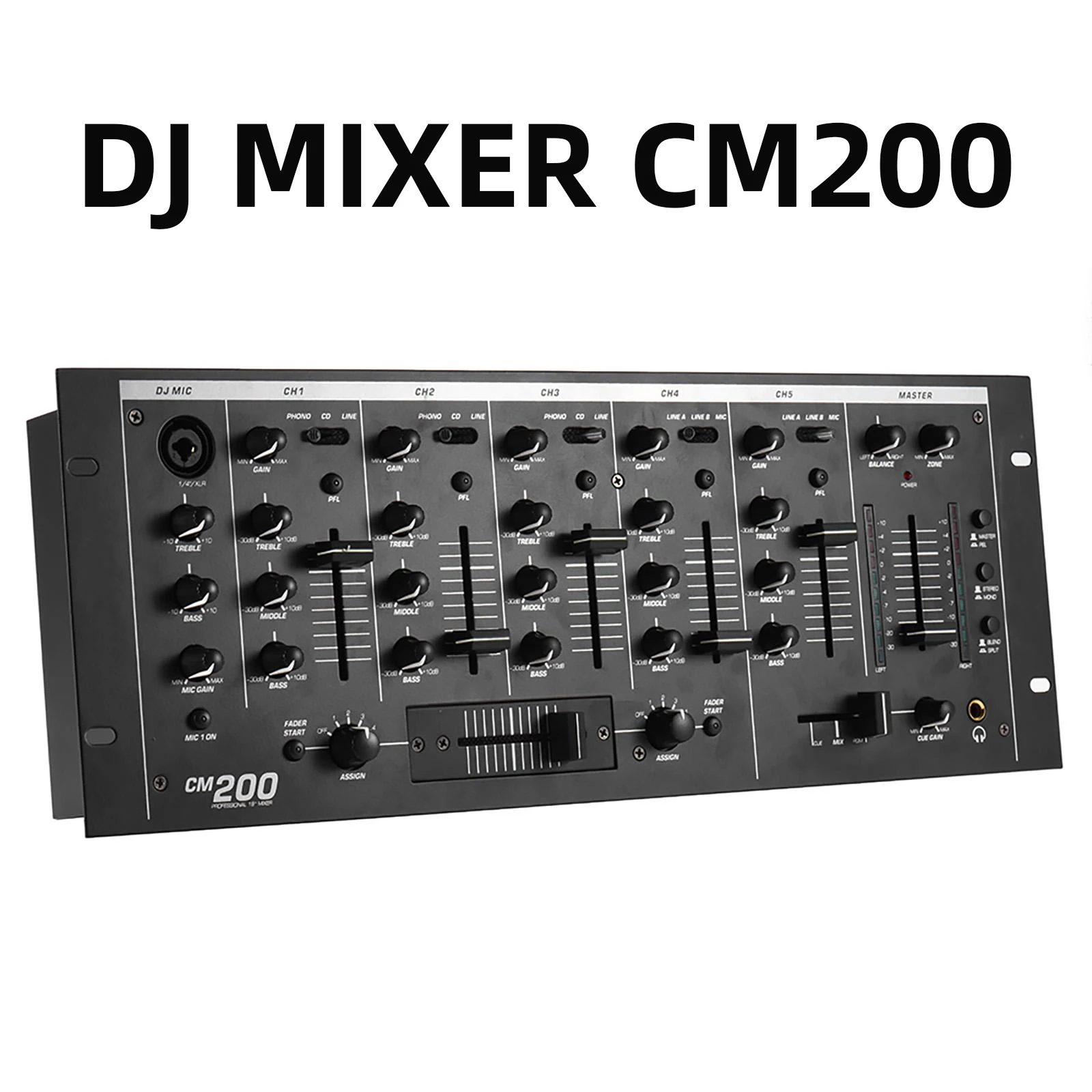 Numark-dj-mixer-CM200-audio-mixer-sound-professional-mixing-console-for ...
