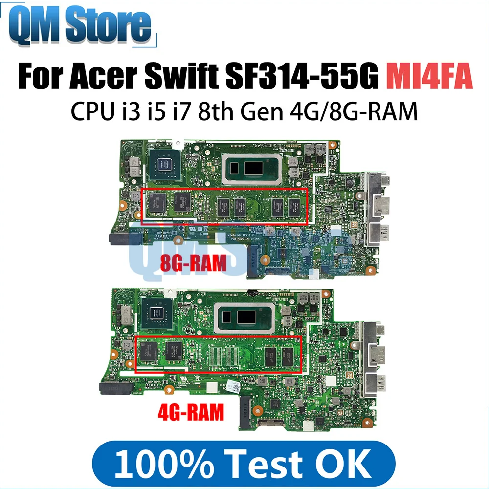 MI4FA-Mainboard-For-Acer-Swift-SF314-55-SF314-55G-Laptop-Motherboard ...