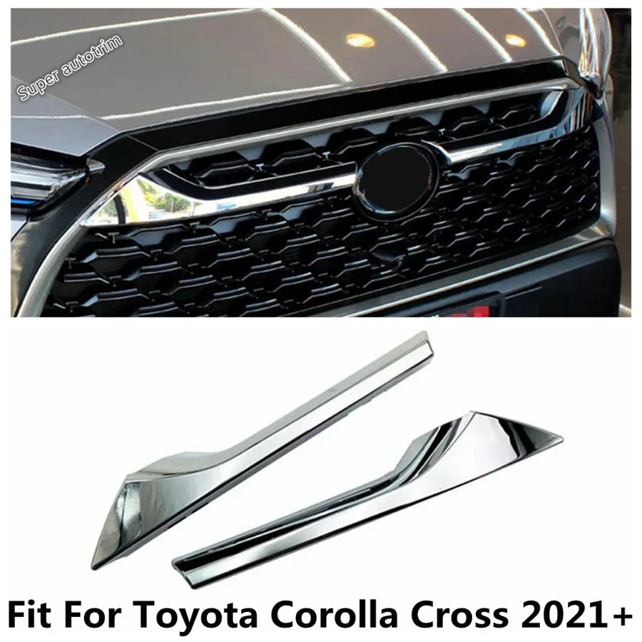 Front Middle Grille Grill Strip Decoration Cover Trim For Toyota ...