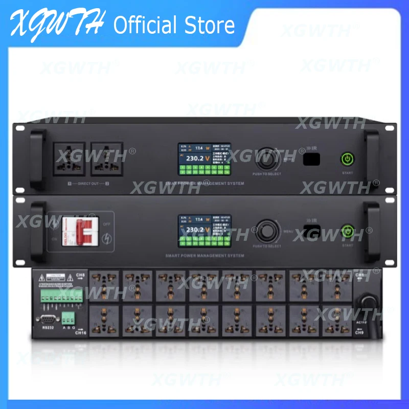 16-Channels-Power-Timer-Intelligent-485-Central-Control-RS232-Code ...