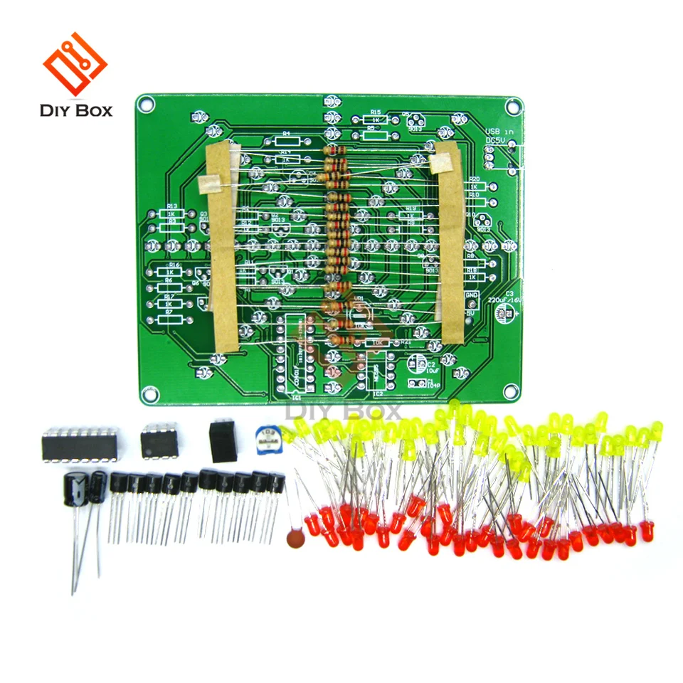 s SMD NE555 CD4017 Rotating Flashing Water Lamp Kit Welding Practice ...