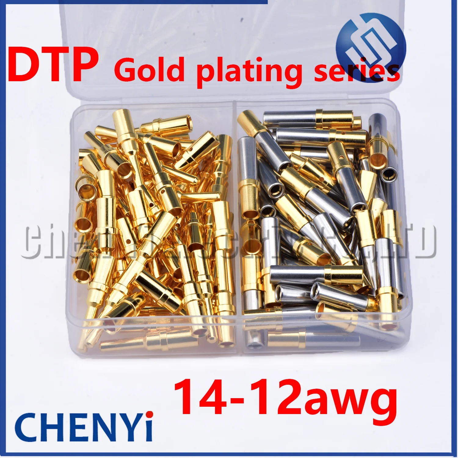 50-Pcs-Deutsch-DTP-series-Female-male-Stainless-Steel-Gold-Plate ...