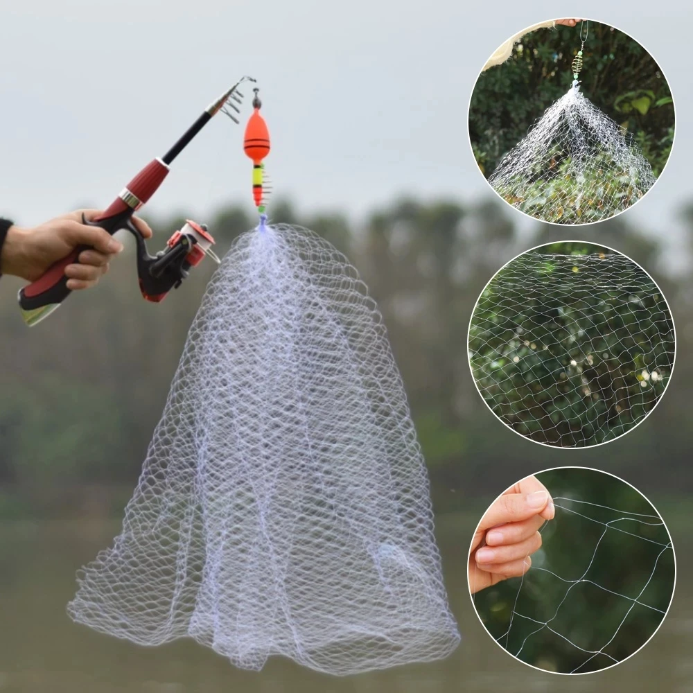 Fishing Net Netting Metal Fish Trap Mesh Net Tackle Fishing Traps Cast ...