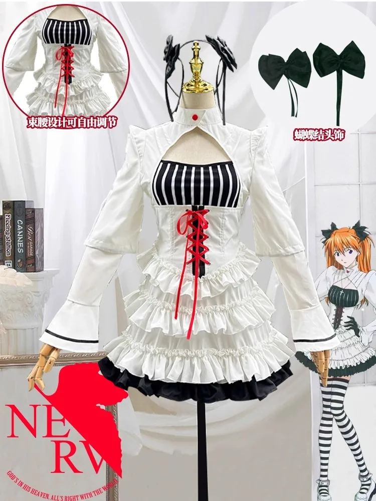 Game-EVA-Asuka-Cosplay-Costume-Langley-White-Dress-Sexy-Outfits-Gothic ...