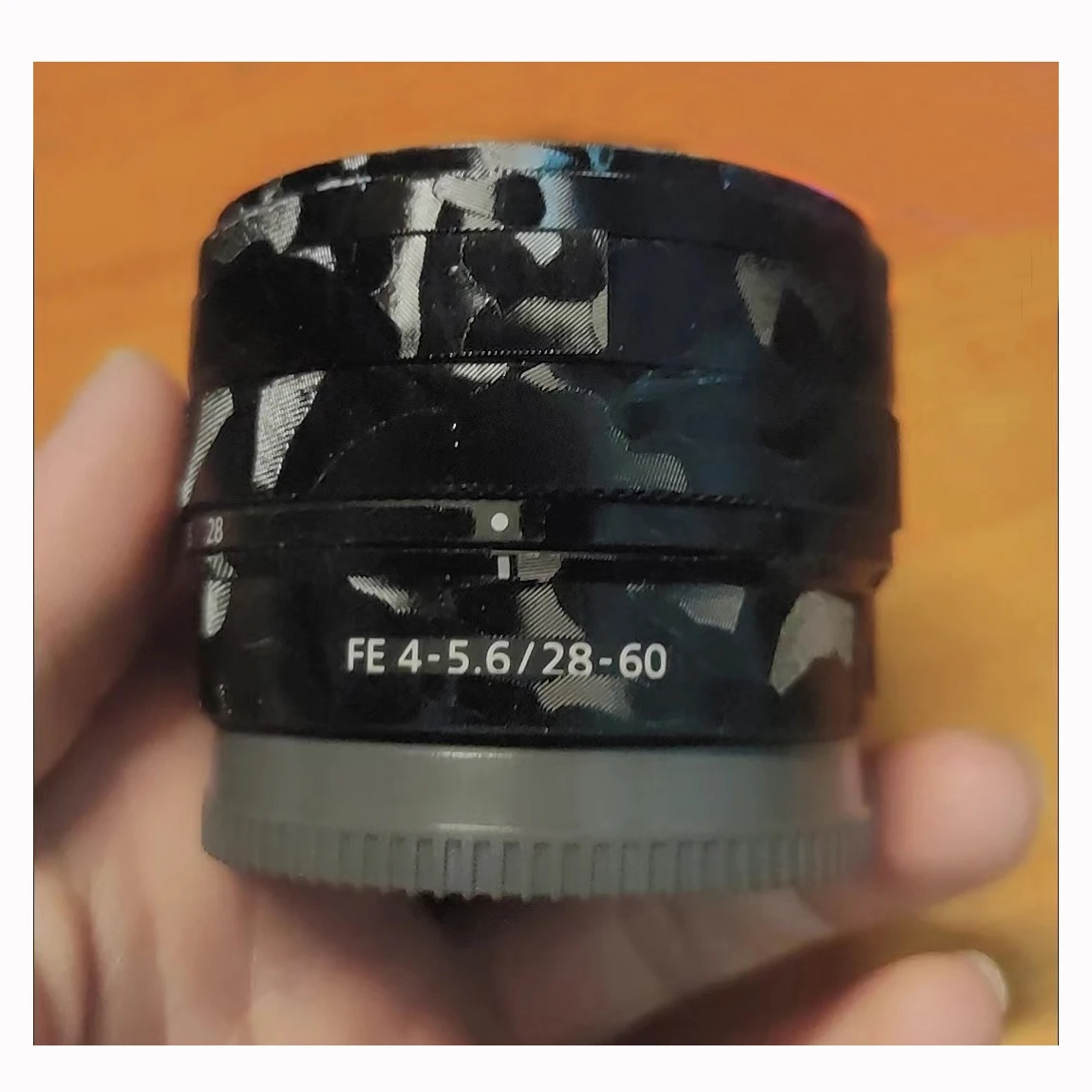SEL2860 Camera Lens Sticker Coat Wrap Protective Film Body Decal Skin ...