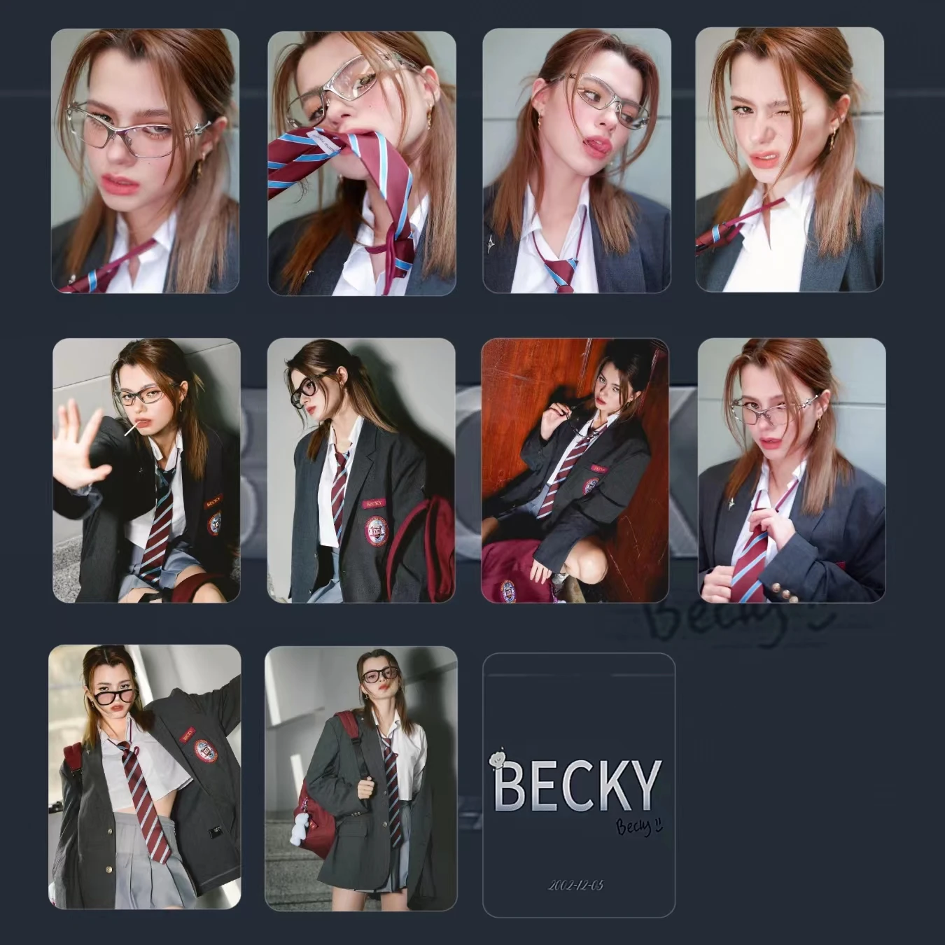 Becky-Same-Photo-Small-Card-High-Definition-Set-Of-Ten-Sheets-Double ...