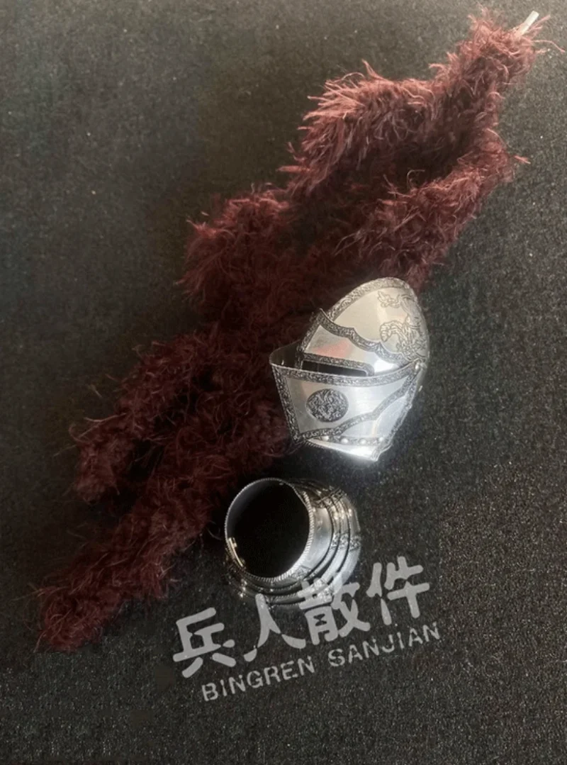 Brown-Art-1-6-Soldier-European-German-Style-Helmet-Collar-Headwear ...