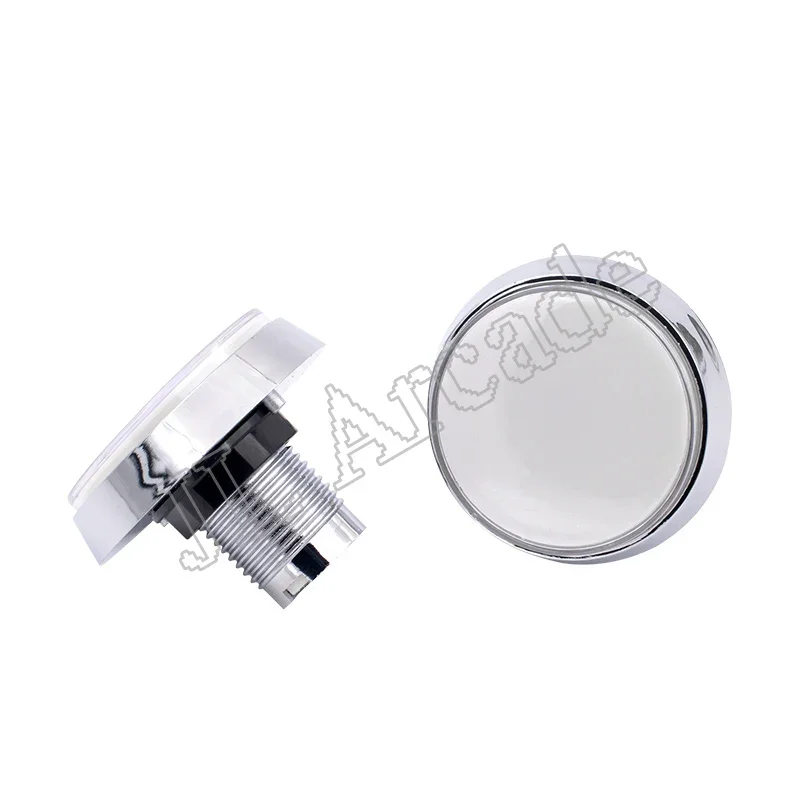 10pcs-Arcade-Button-60mm-12V-LED-Large-Round-Button-silvering-Micro ...