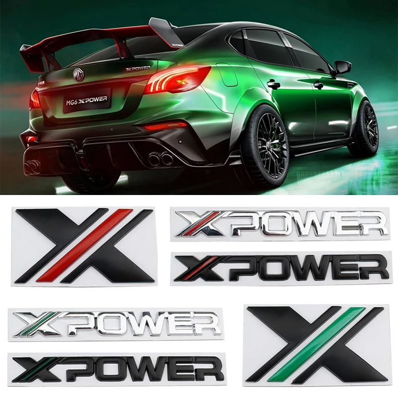 Car Styling Side Sticker X Power Decal Badge For Mg Morris Garages Mg 6 ...