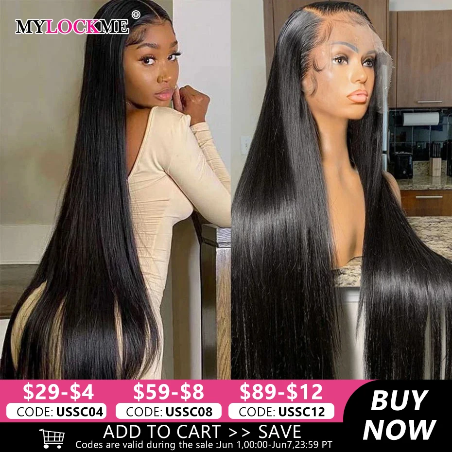 Glueless-Bone-Straight-4X4-HD-Lace-Closure-Wig-Brazilian-13x4-13x6 ...