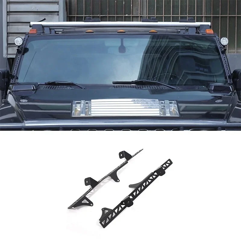 Carbon Steel Black For Hummer H2 2003-2009 Car A-pillar Spotlight ...