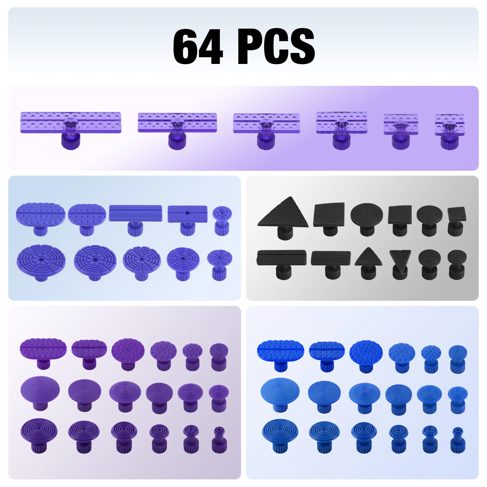 Super PDR Dent Repair Pull Tabs Paintless Dent Repair Tool Nylon Auto ...