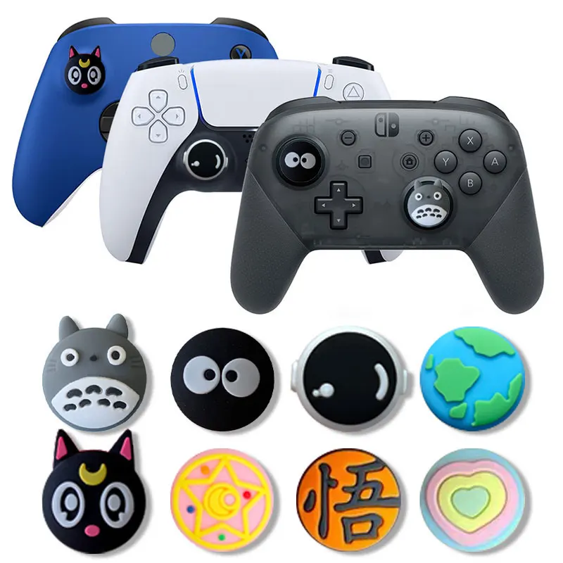 Thumb Stick Grip Cap For Sony Playstation 5 4 PS5 PS4 PS3 XBOX Switch ...