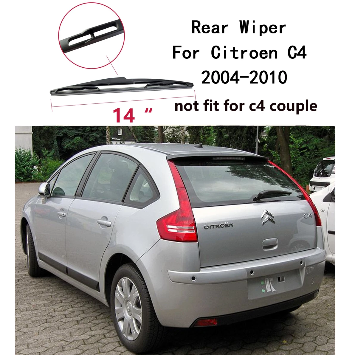 1PC-Car-Rear-Wiper-Blade-14-Windscreen-Windshield-Auto-Wipers ...