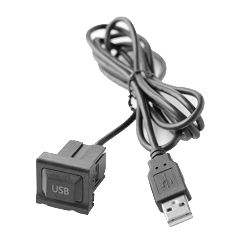 1pcs-1-USB-With-Dust-Cover-Wire-Harness-Dash-Flush-Mount-Dual-USB ...