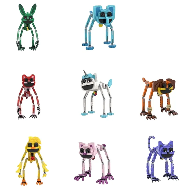 New-8-in-1-Smiling-Critters-Building-Blocks-Toys-Smiling-Cat-Rabbit-Dog ...