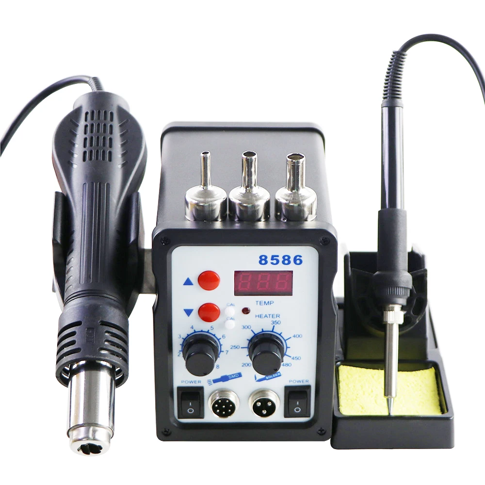 2-In-1-Soldering-Station-8586-Digital-Display-Hot-Air-Gun-Soldering-And ...