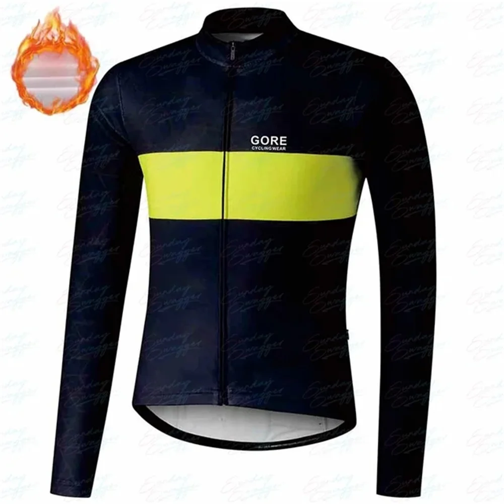 Winter-GORE-Cycling-Wear-Men-s-Team-Warm-Jacket-Thick-Thermal-Fleece ...