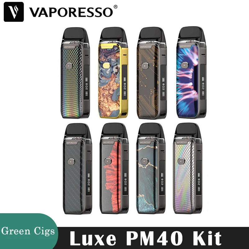 Original Vaporesso Luxe PM40 Pod Kit 40W Vape 1800mAh Battery MTL ...
