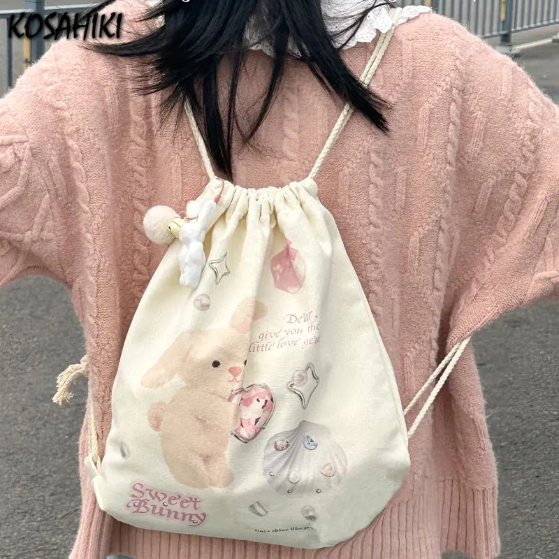 Cartoon-Sweet-Japanese-Kawaii-Shoulder-Bags-Y2k-Aesthetic-Cute-Rabbit ...