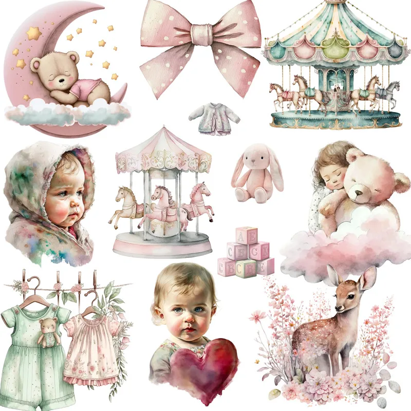 Newborn-toy-clothing-Stickers-Crafts-And-Scrapbooking-stickers-kids ...