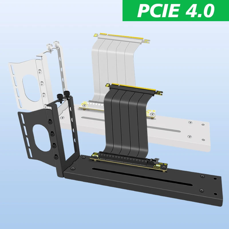 Vertical Graphics Card Holder Kit with Premium Riser Cable PCI-E 4.0 ...