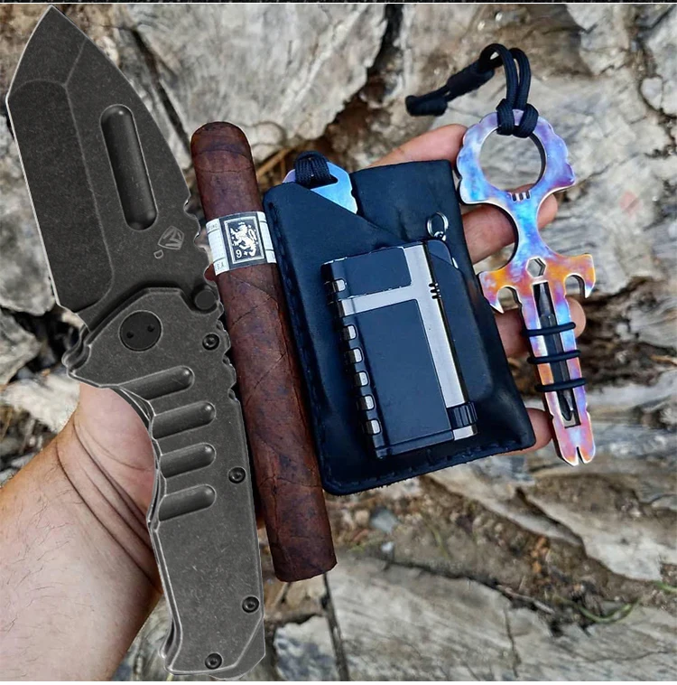 D2 Steel Heavy duty folding knife - Blade HQ