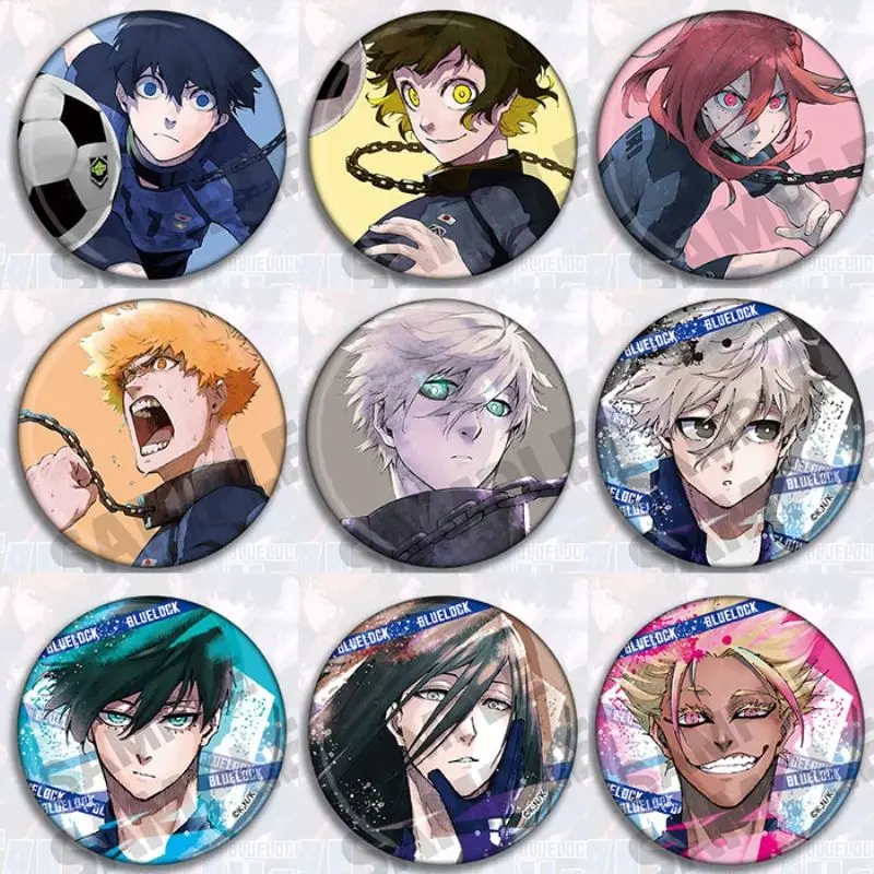 Insignia de Anime de bloqueo azul Isagi yoachi Bachira Meguru ...