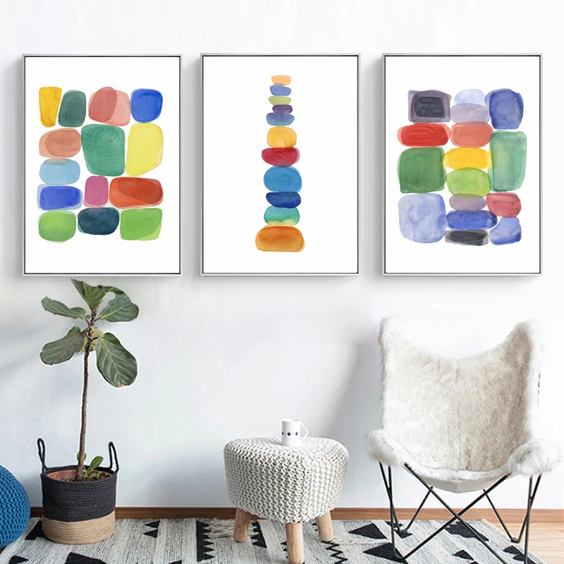Simple Colorful Abstract Art
