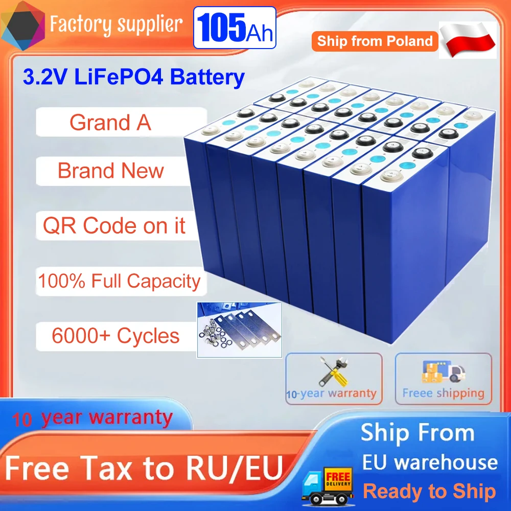 LiFePO4-Battery-3-2V-105Ah-280Ah-310Ah-with-Studs-QR-Code-Grade-A-100 ...