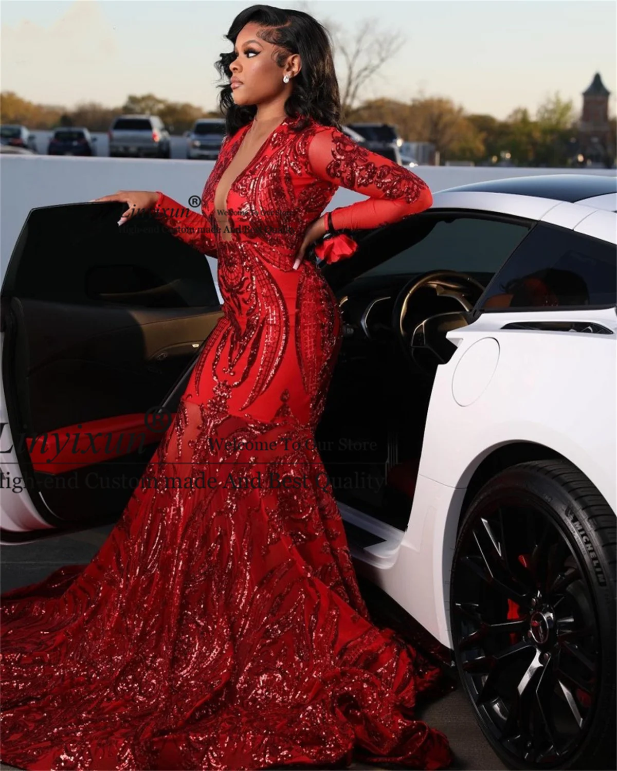 Red And Black Cocktail Dresses 2022