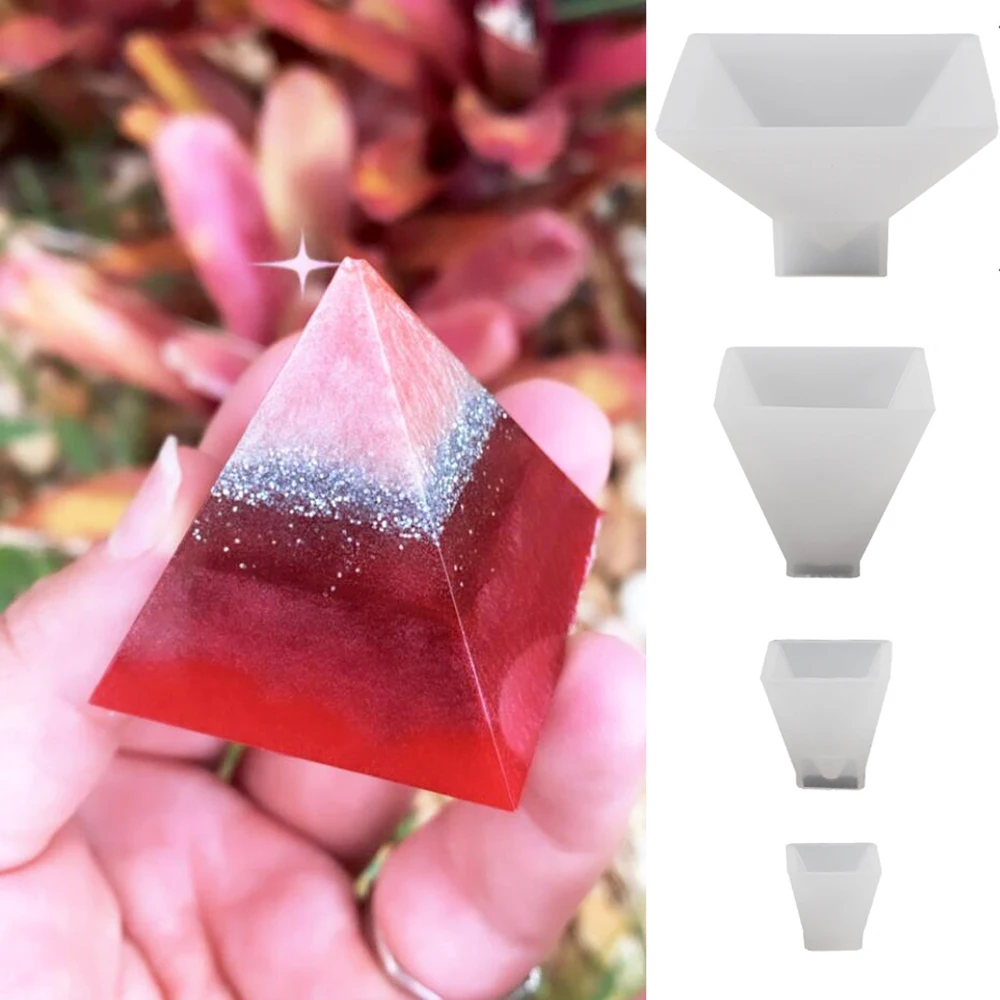 Mould Silicone Resin Pyramid | Silicone Home Decoration Crafts - 2 11 ...