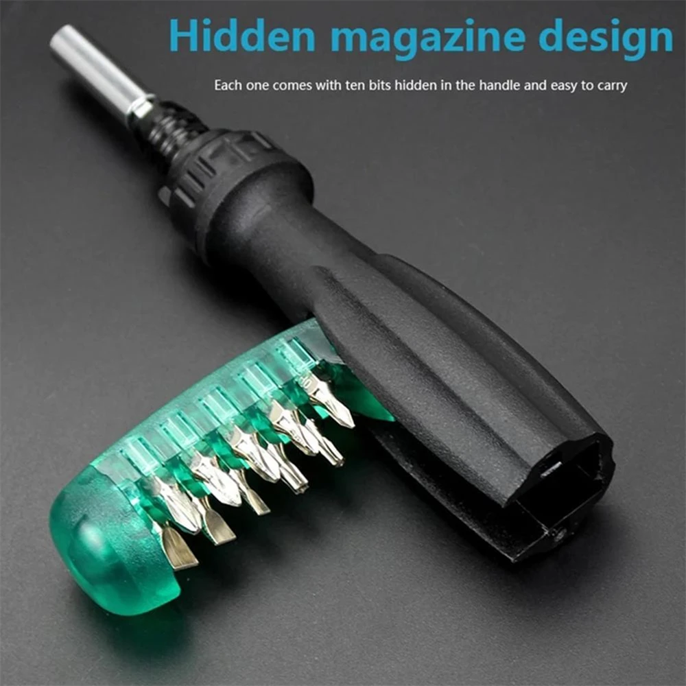 Telescopic Screwdriver Multifunctional Ratchet Bit Set For Cars And Computers Portable Hex Key ...