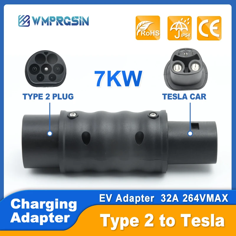 Type-1-To-Tesla-Adapter-Model-y-2023-Accessories-Electric-Car-Vehicle ...