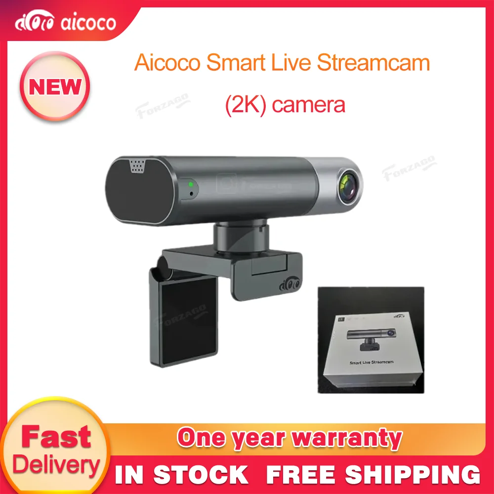 Aicoco Smart Live Streamcam Gesture Control 60fps Autofocus Built-in ...