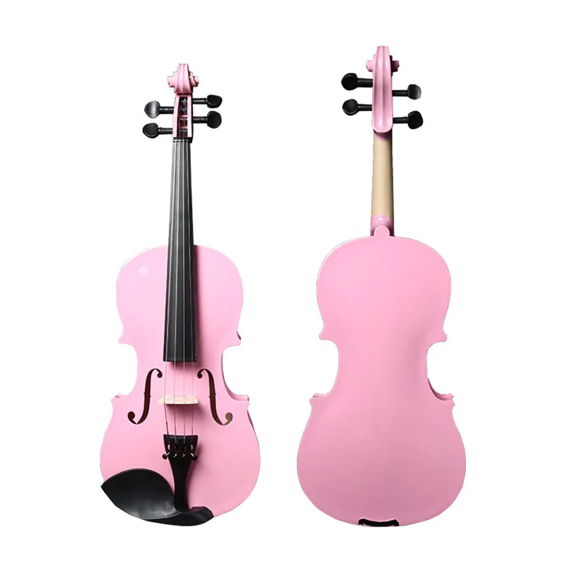 Basswood Musical Instruments | Pink Violin Advanced | Full Pink Violin ...
