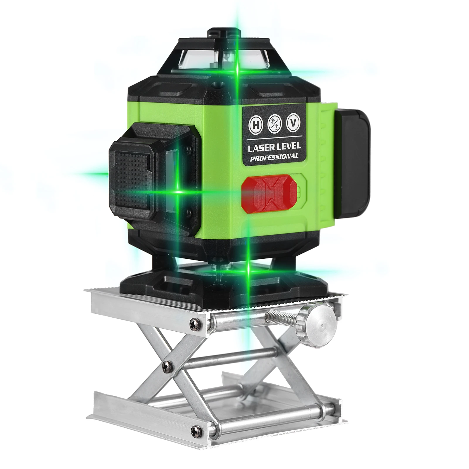 16 Lines 4d Laser Level Meter 360° Self Leveling Leveling Tool Green