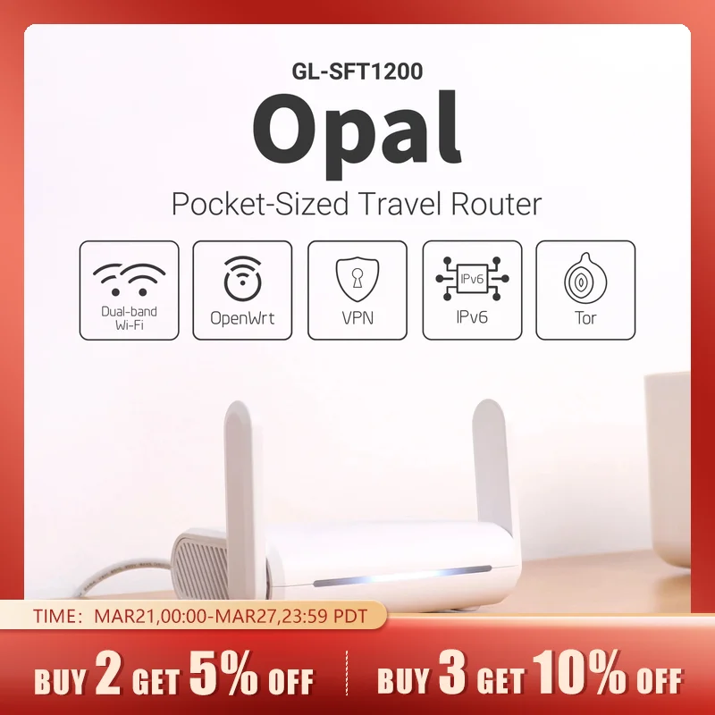 Gl-inet-GL-SFT1200-opal-sichere-Reise-Wifi-ac1200-Dual-Band-Gigabit ...