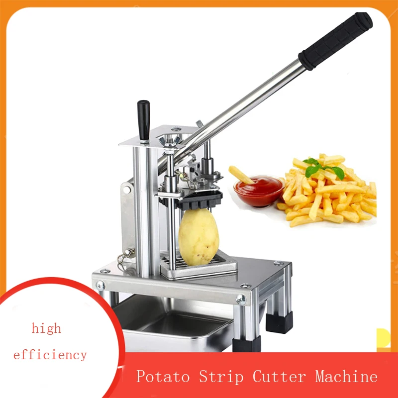 Manual-Potato-Chipper-Commercial-Potato-Strip-Cutter-Machine-Stainless ...