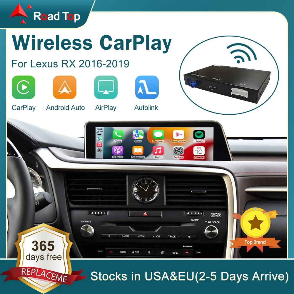 Wireless-CarPlay-for-Lexus-RX-2016-2019-with-Android-Auto-Mirror-Link ...