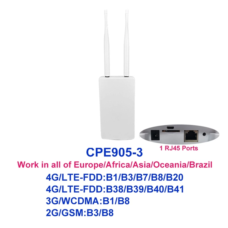 4G LTE Wireless AP Wifi Router Hotspots CAT4 Outdoor LAN WAN SMA ...
