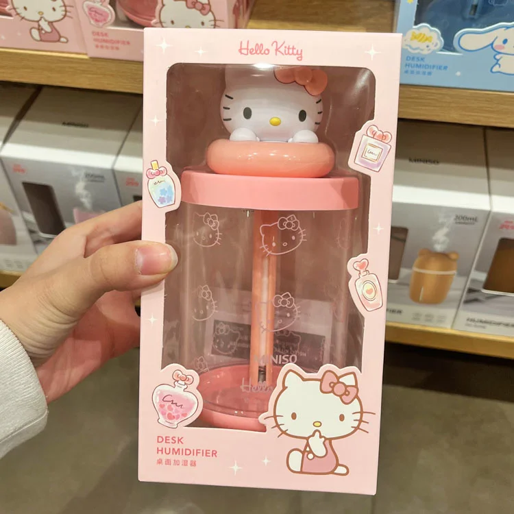 Anime Sanrio Hello Kitty Cinnamoroll Air Humidifier With Night Light Cool Mist Maker For Bedroom Cosmetic Moisturizing Ornaments AliExpress 15