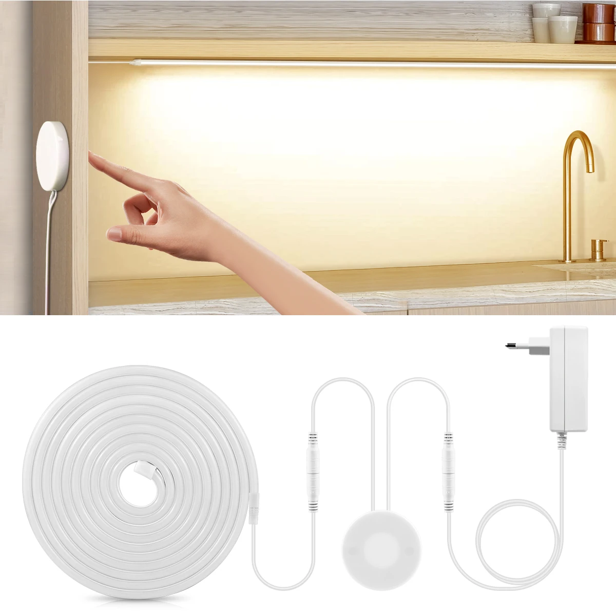 Hand-Scan-Sensor-and-Touch-Dimmer-Switch-LED-Strip-Neon-Lamp-Waterproof ...