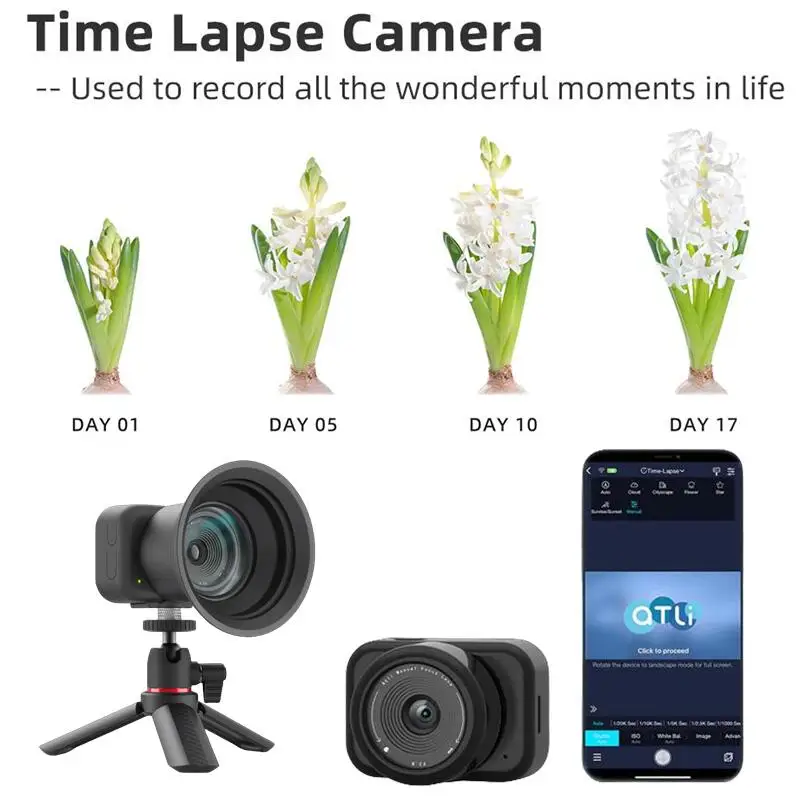 1080p Time Lapse camera WIFI APP control Manual Focus Timelapse Video ...