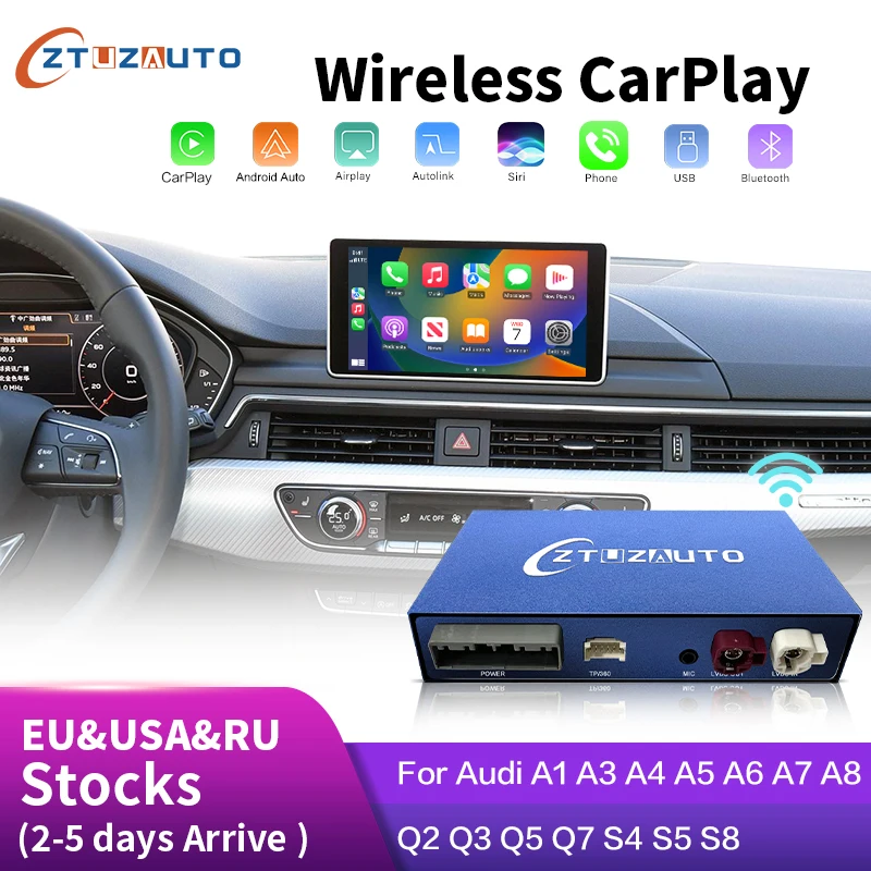 Wireless-CarPlay-Android-Auto-Interface-for-Audi-A3-A4-A5-A6-A7-A8-Q2 ...