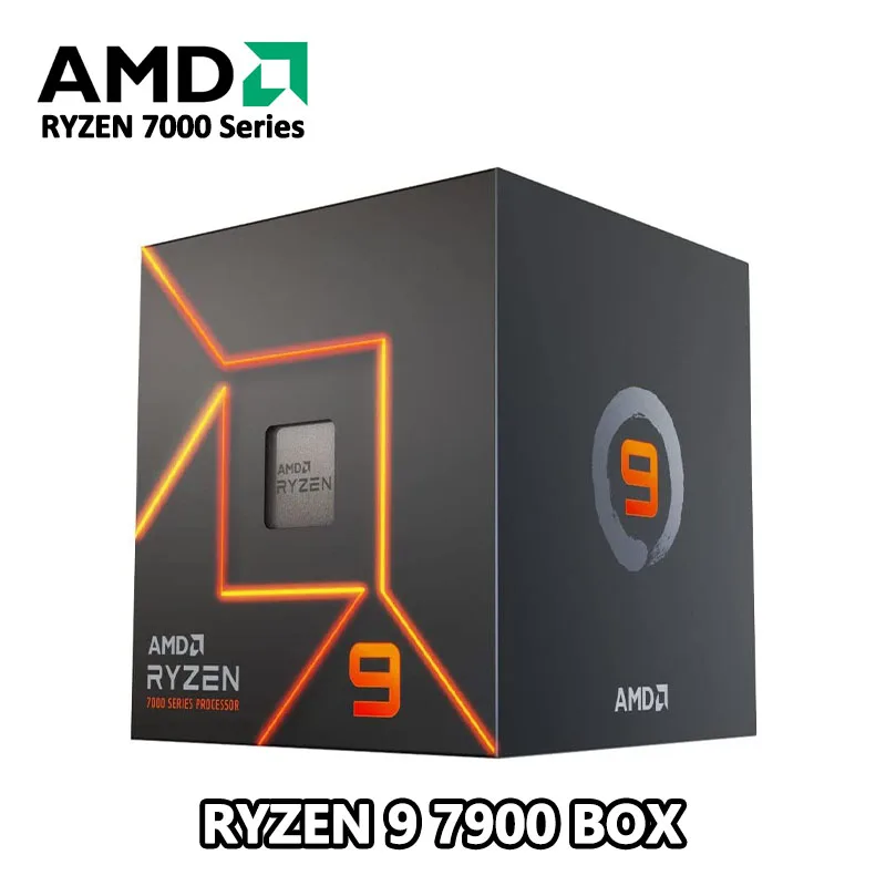 Amd Ryzen 9 7900 R9 7900 3.7 Ghz 12-core 24-thread Cpu Processor 5nm L3 ...
