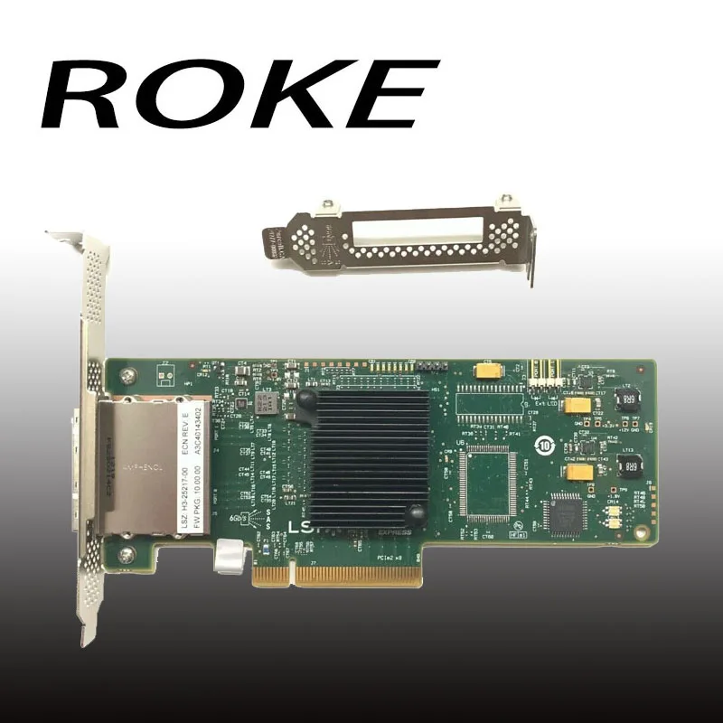 LSI-9200-8e-6Gbps-8-lane-externo-SAS-HBA-modo-IT-ZFS-FreeNAS-unRAID ...